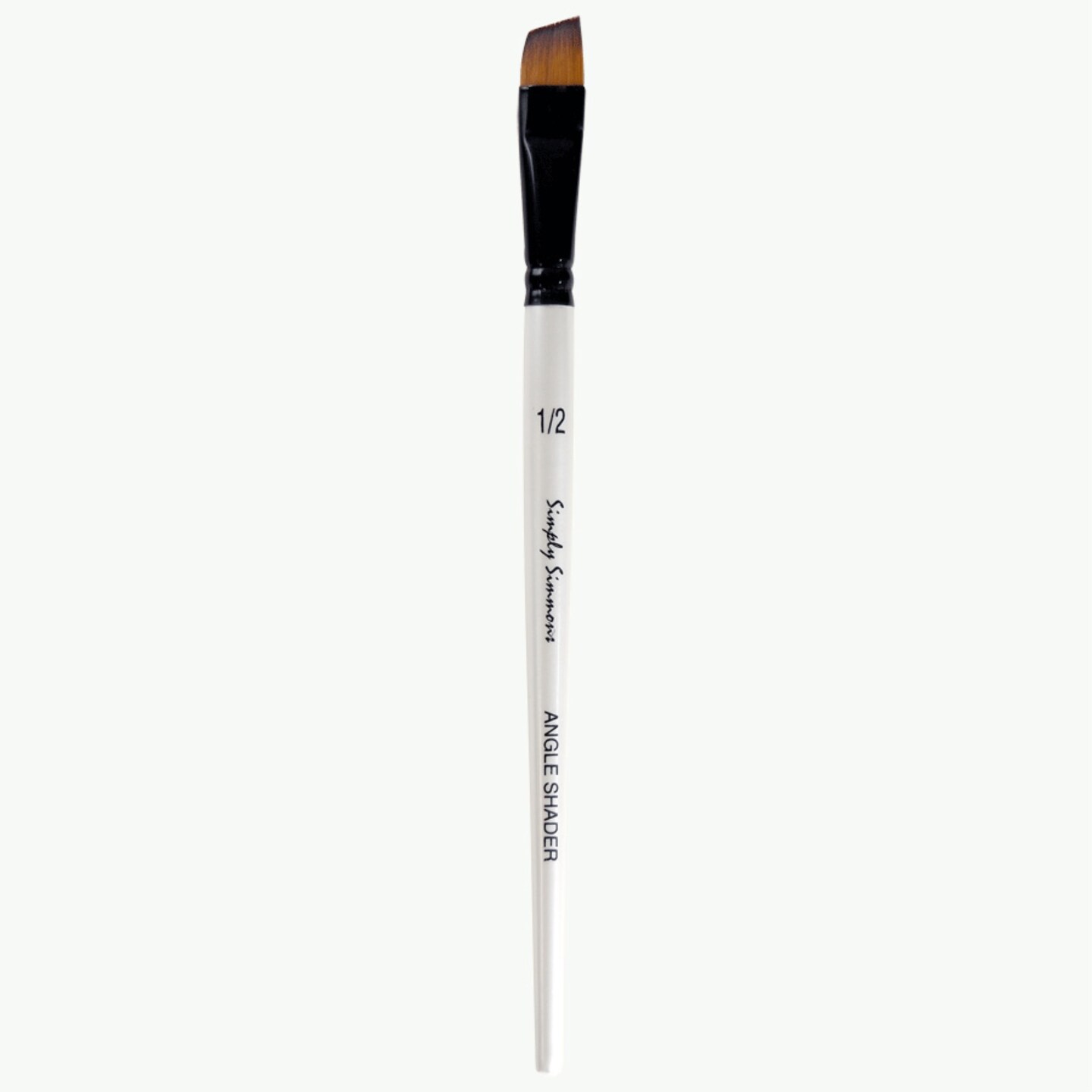 Robert Simmons Simply Simmons Short Handle Brush, Angle Shader, 1/2 ... Robert Simmons Simply Simmons Short Handle Brush, Angle Shader, 1/2 ...