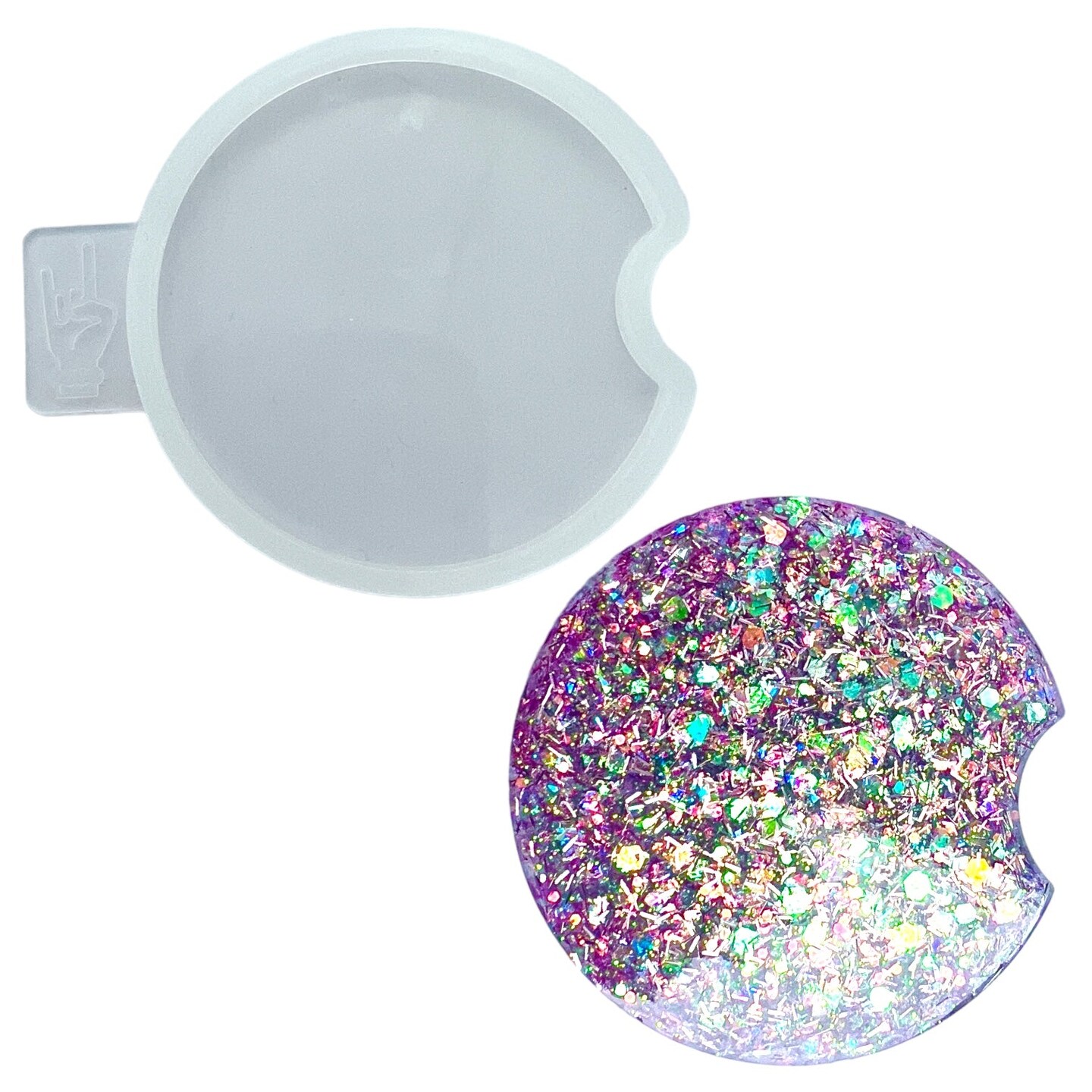 Resin Rockers Exclusive Plain Blank Car Coaster Mold for UV and Epoxy ...