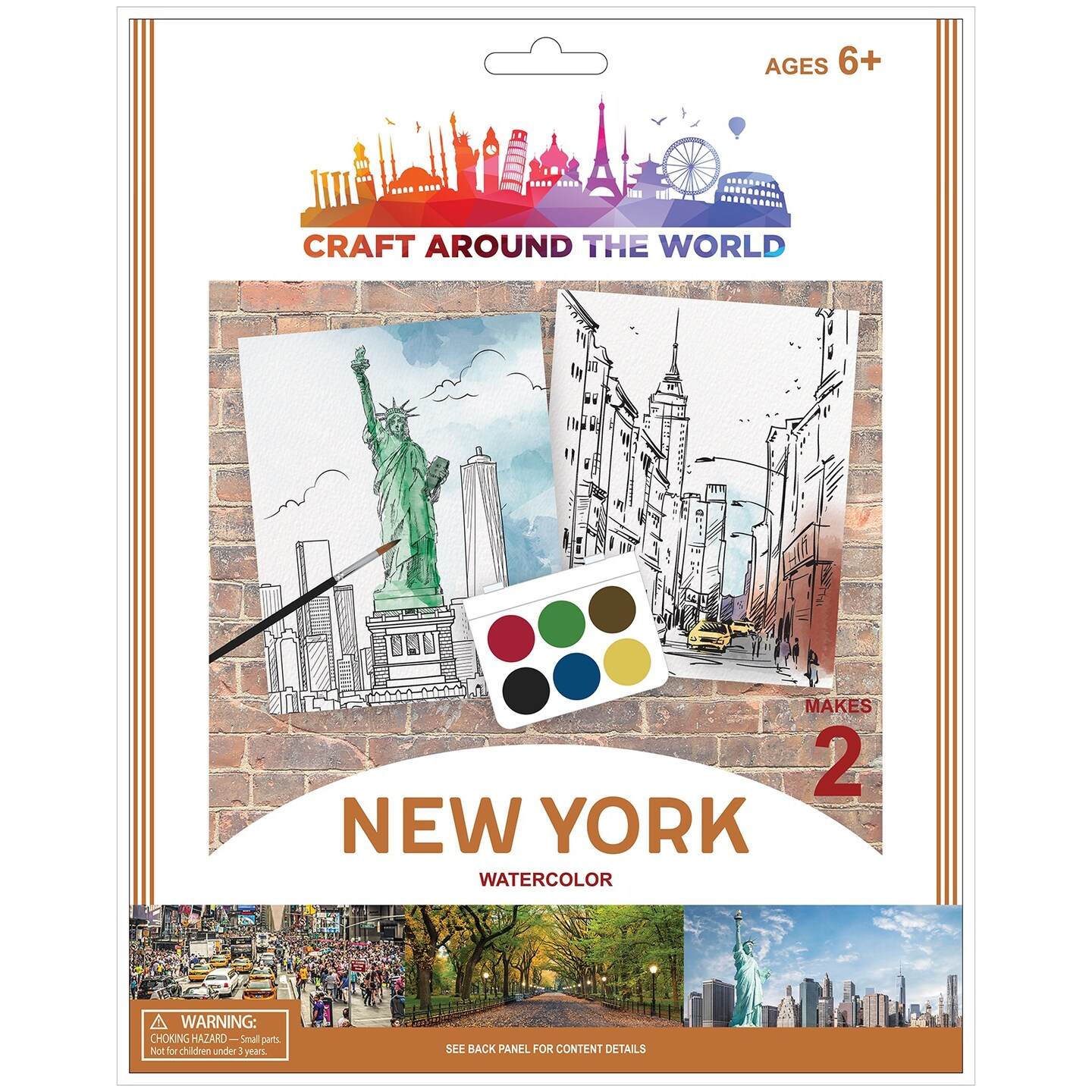 Craft Around The World New York City Watercolor-Makes 2 | Michaels
