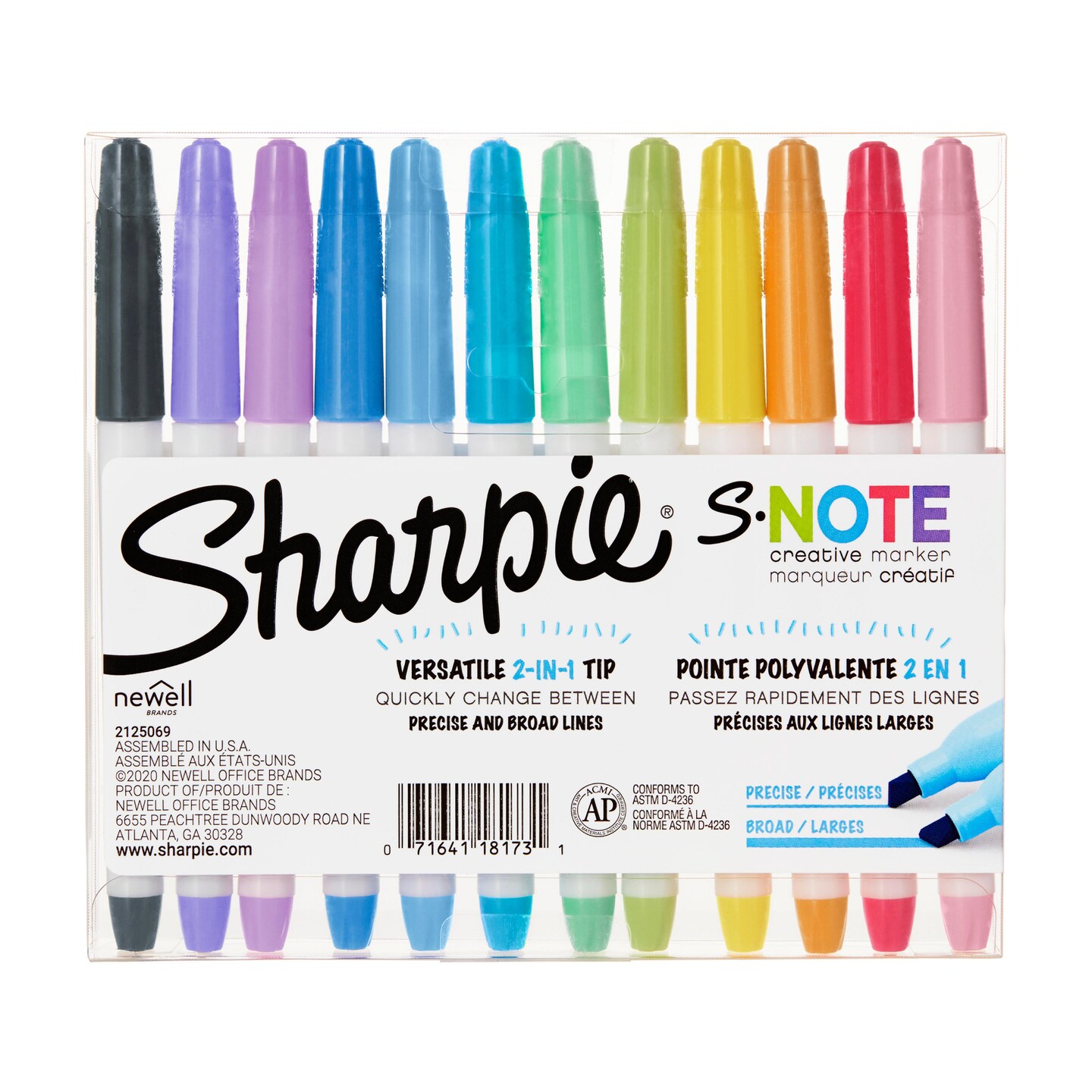 Sharpie S-Note Creative Marker Set, 12-Marker Assorted Colors | Michaels