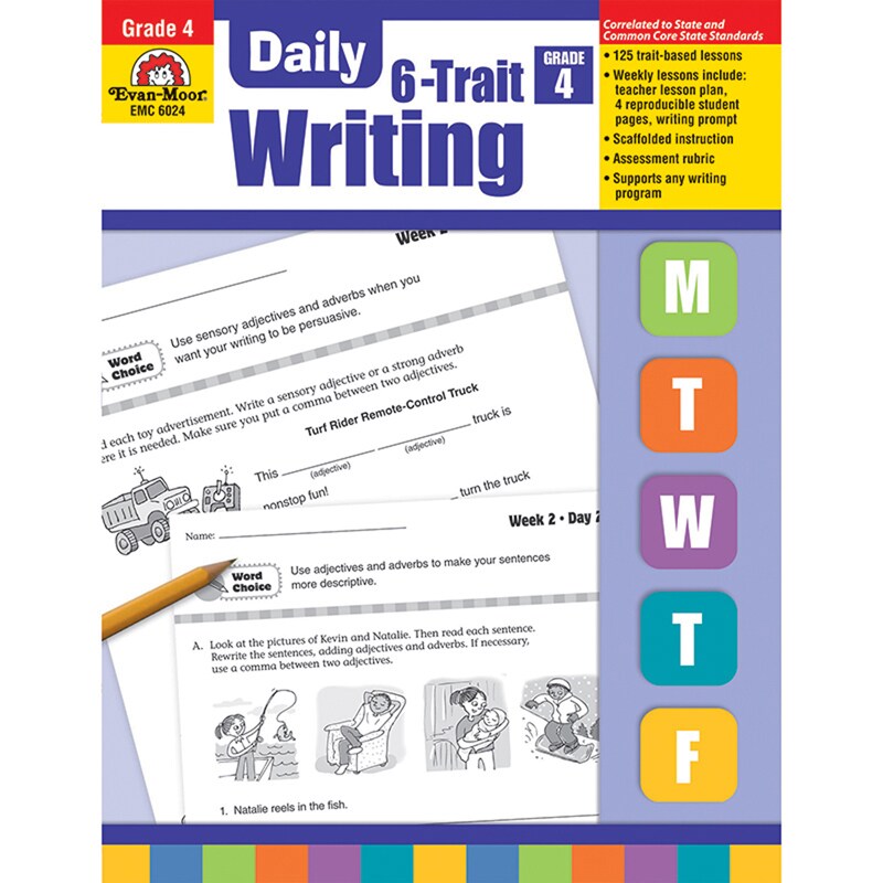 Daily 6-Trait Writing Book, Grade 4 | Michaels