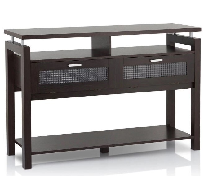 Espresso Gueston Console Table with Storage | Michaels