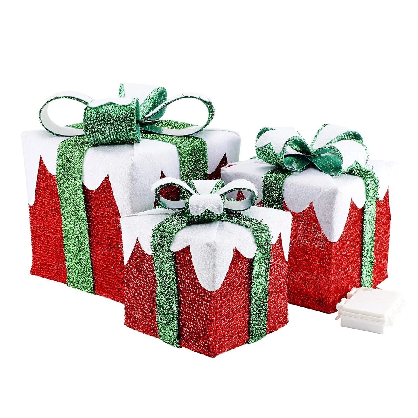Set of 3 Lighted Gift Boxes with 60 LED Warm White Lights | Michaels