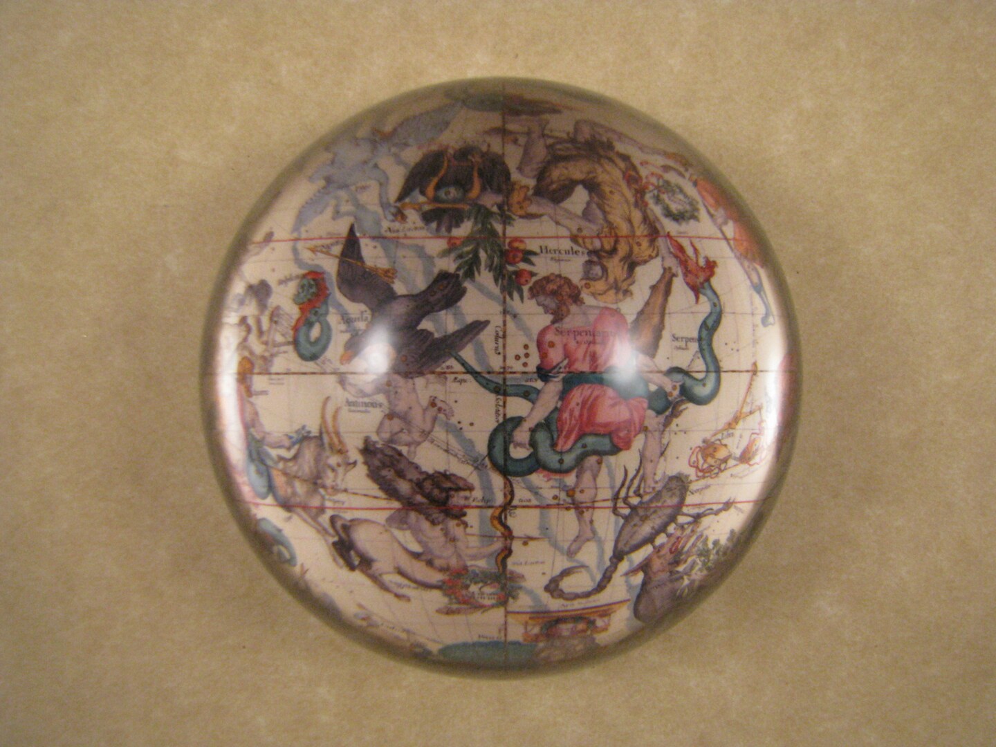 Celestial Map, Map Paperweight, Medium Dome, Map of the Sky, Greek Gods ...