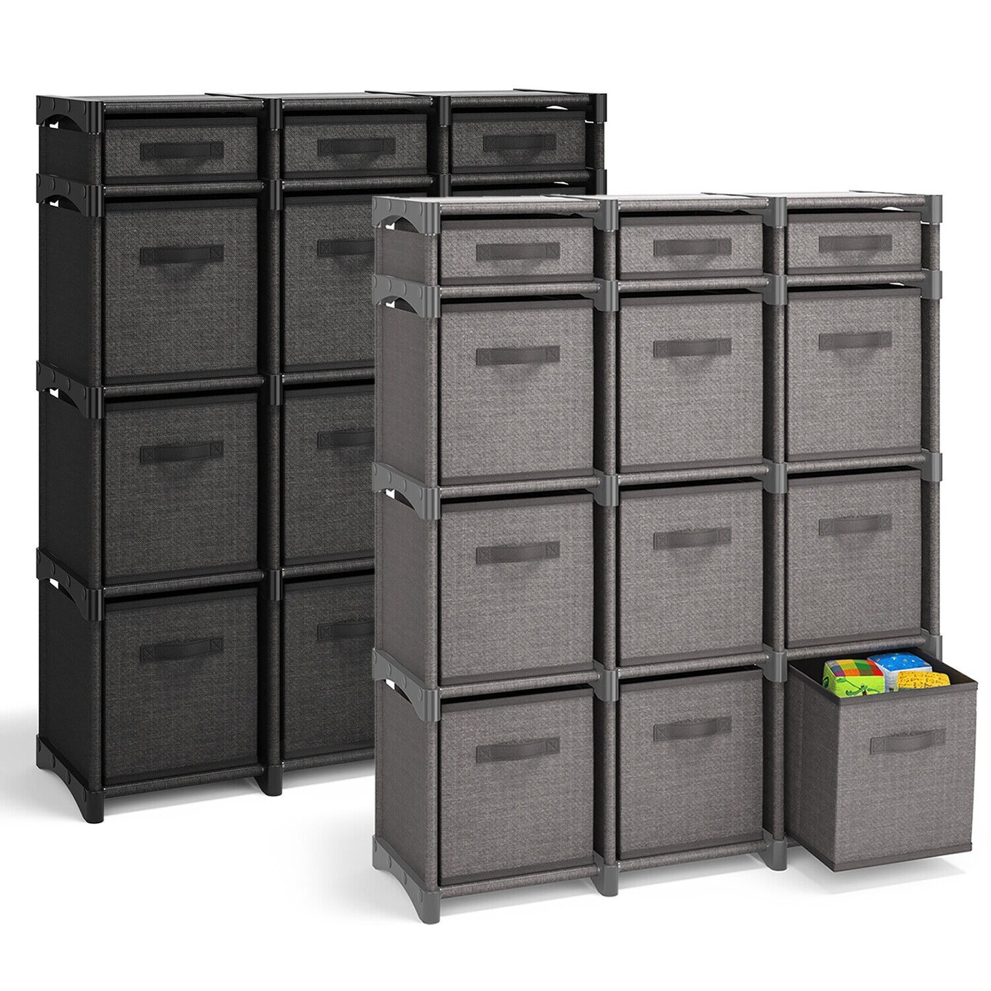 Cube Storage Organizer with Bins for Bedroom, Living Room, Office ...