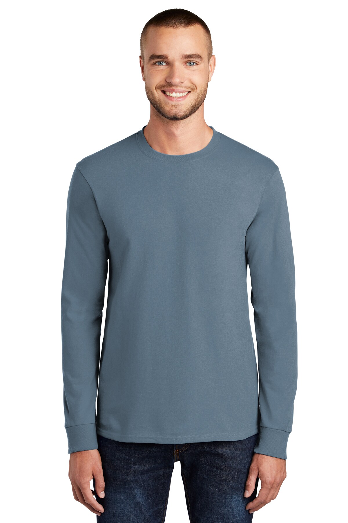 Port & Company® Crew Neck Long Sleeve Essential Tee | Michaels