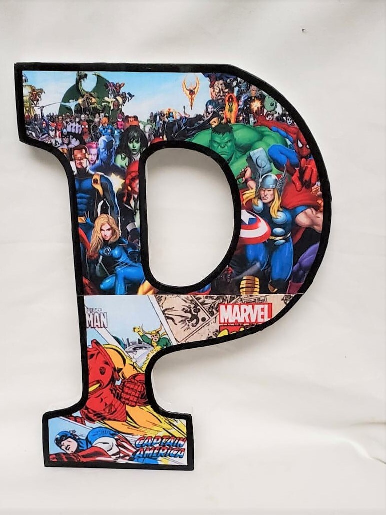 Batman Inspired Wooden Lasered 9" letters | MakerPlace by Michaels