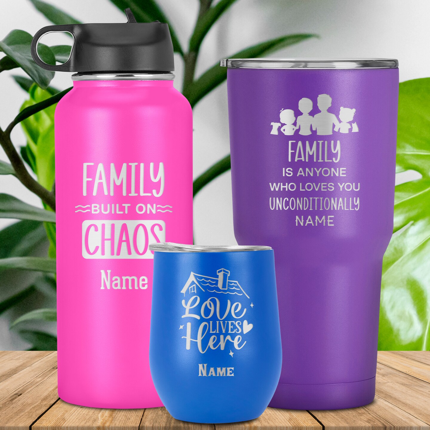 Custom Family Reunion Tumbler Cup, Laser Engraved Travel Mug, Double ...