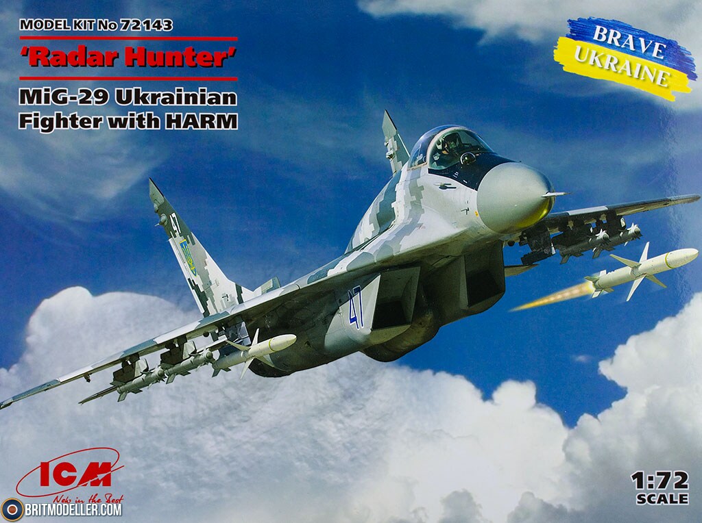 ICM 1/72 Ukrainian Fighter with HARM missiles Plastic Model | Michaels