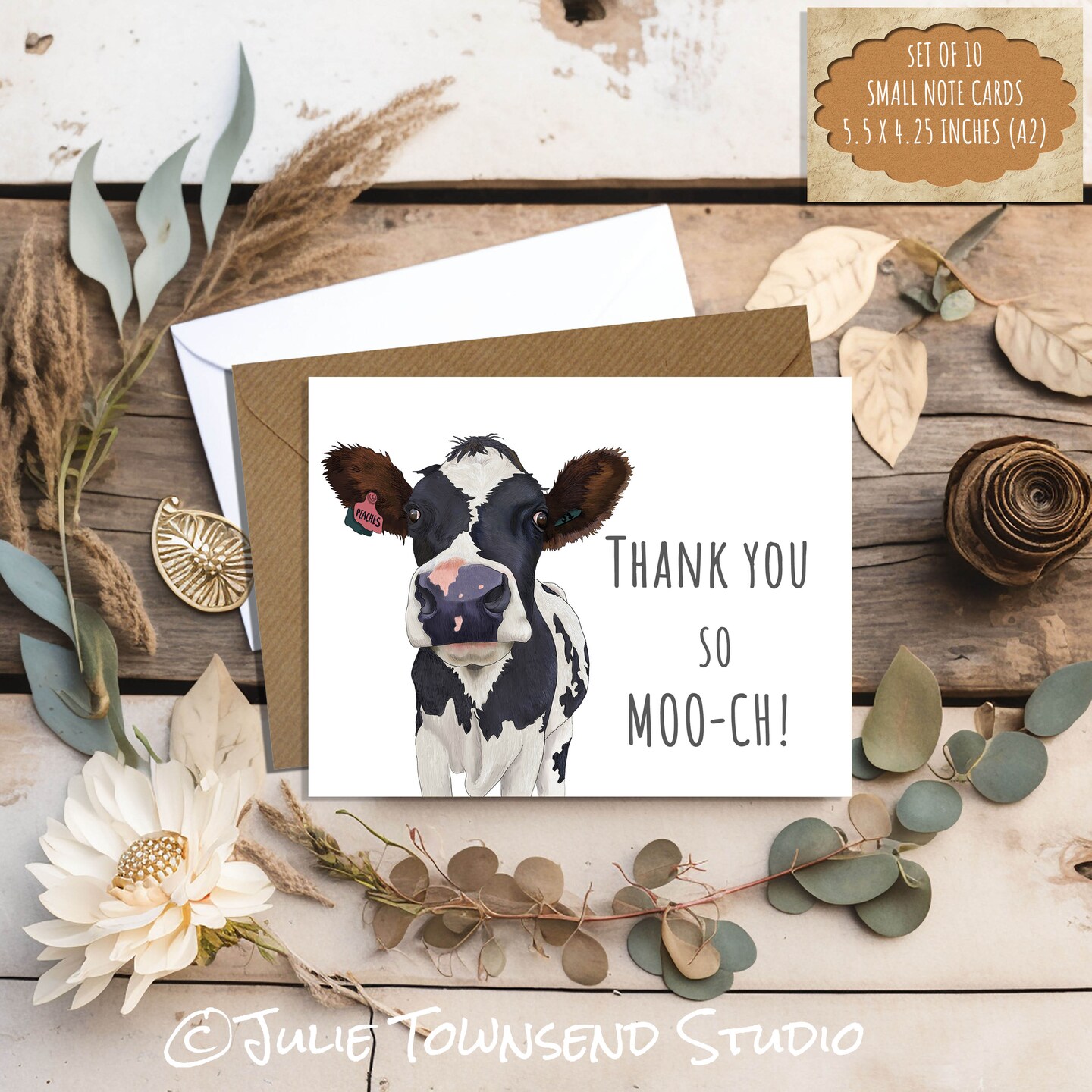CARD SET - Peaches Thank You Cards - Discover Farmhouse Whimsy with ...