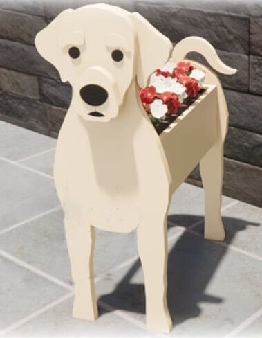 Labrador Retriever Dog Planter - Wooden Planter Box - DIY Kit ...