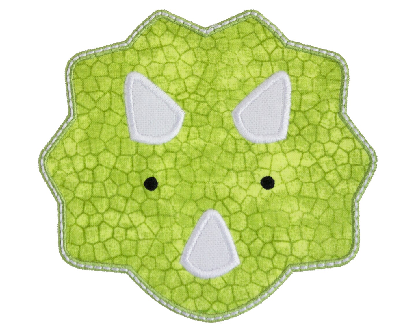 Triceratops Dinosaur Face Sew or Iron on Patch | MakerPlace by Michaels