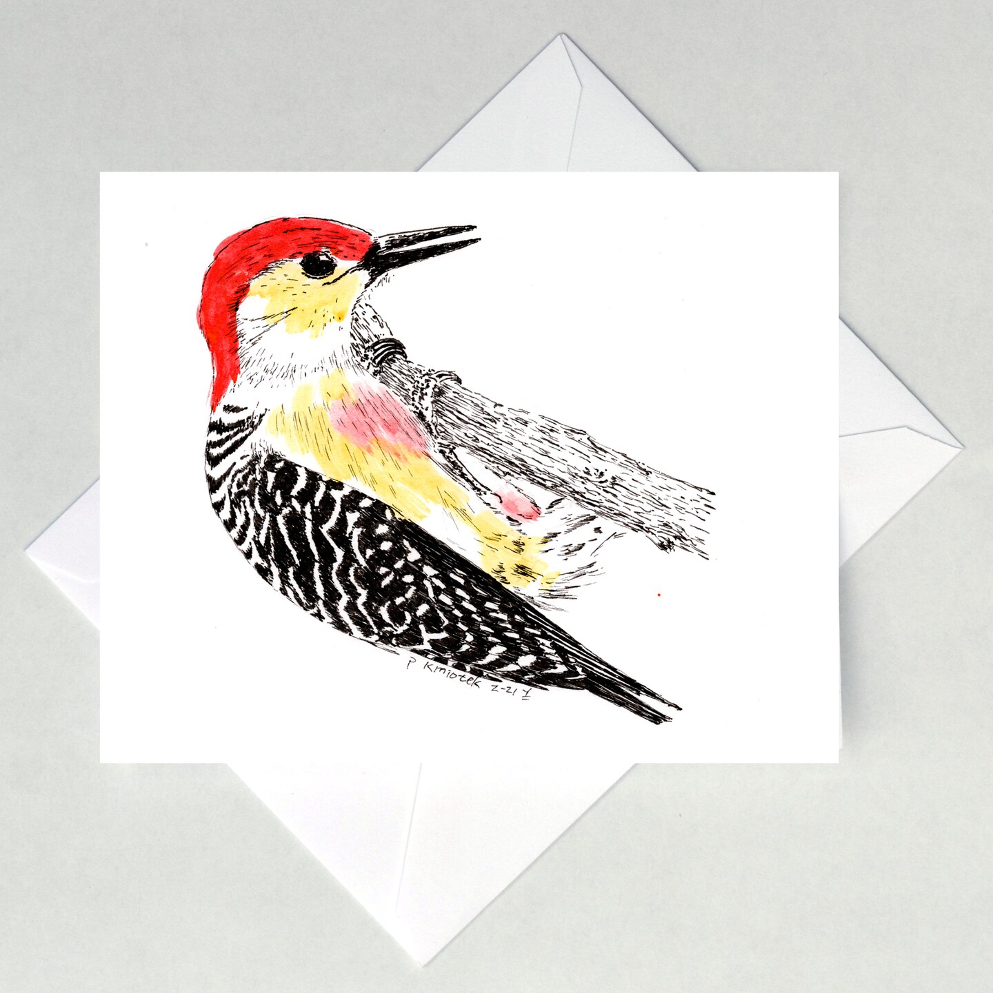 Red-bellied Woodpecker Note Card, Bird | MakerPlace by Michaels