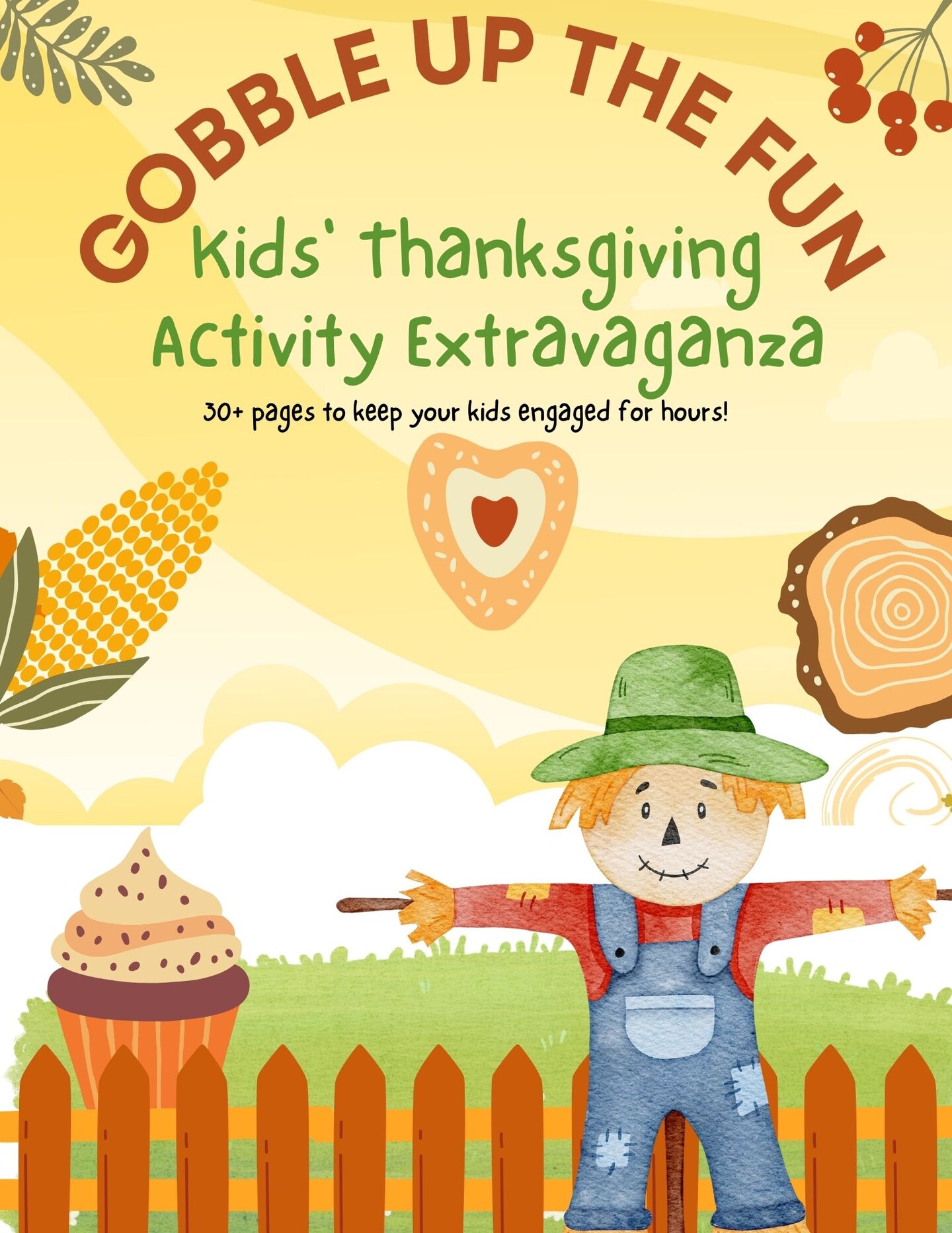 Gobble Up the Fun: Kids’ Thanksgiving Activity Extravaganza Book ...