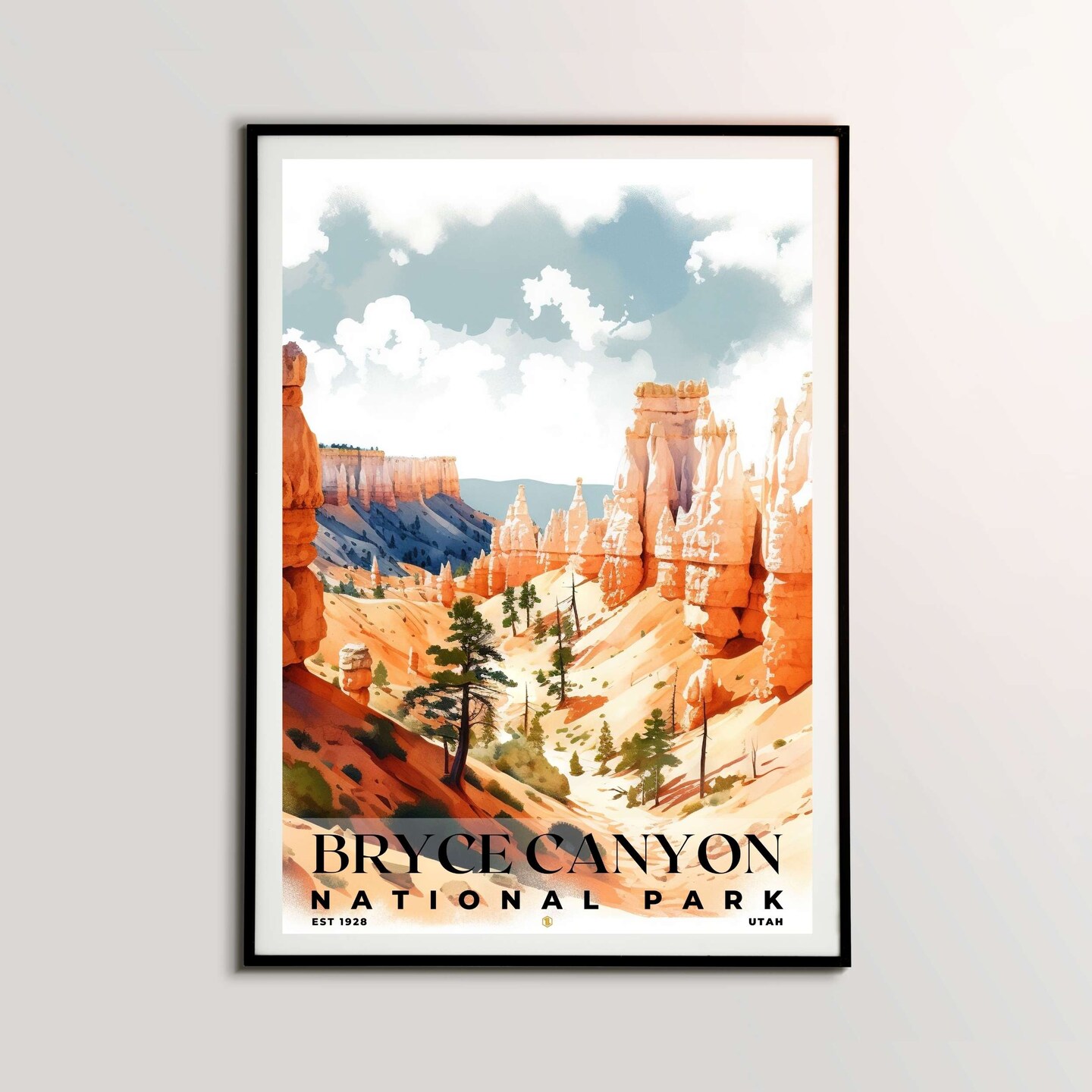 Bryce Canyon National Park Poster, Travel Art, Office Poster, Home ...
