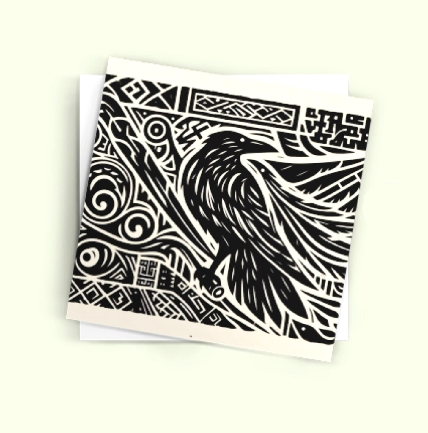 Raven Cards, Birthday Greeting Cards, Invitation Cards, Blank Art Cards ...