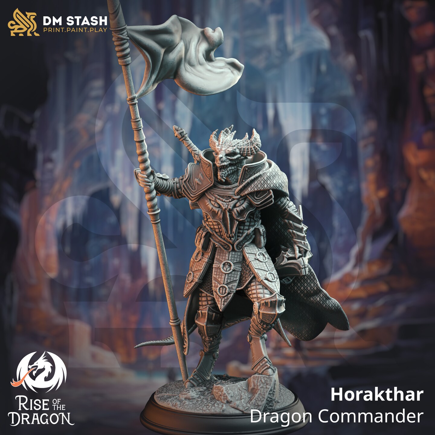 Dragonborn V3 'Victory pose' from DM Stash's Rise of the Dragon set ...