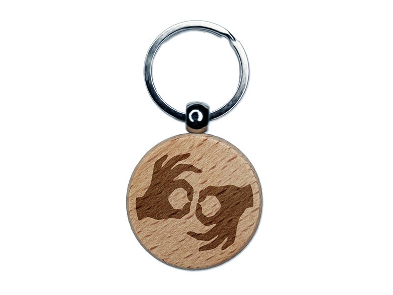 Sign Language Interpreters Symbol Deaf Hearing Impaired Engraved Wood ...