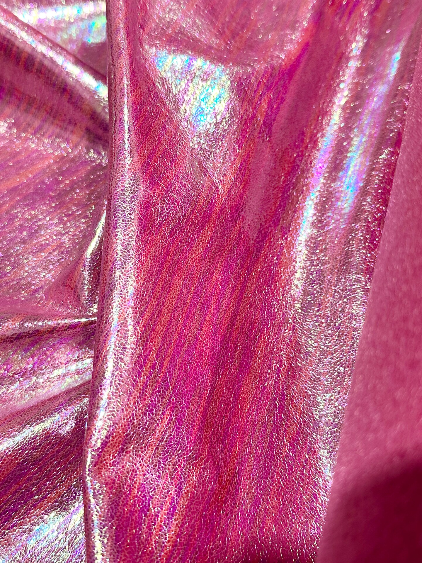 Raspberry waterfall holographic foil Vinyl (lightweight) | Michaels