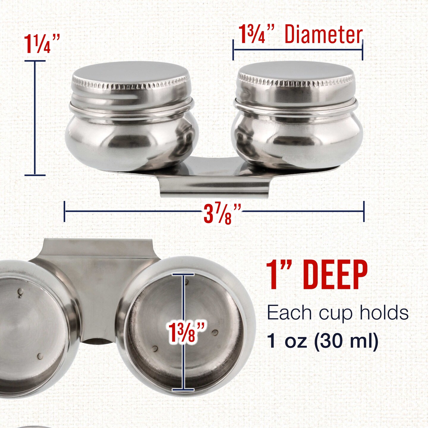 Large Mouth Double Dipper Pallete Cup | Artist Palettes | Michaels