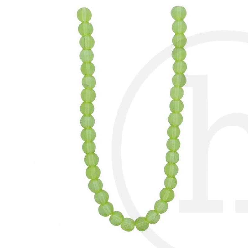 Glass Beads Round Olive | Michaels