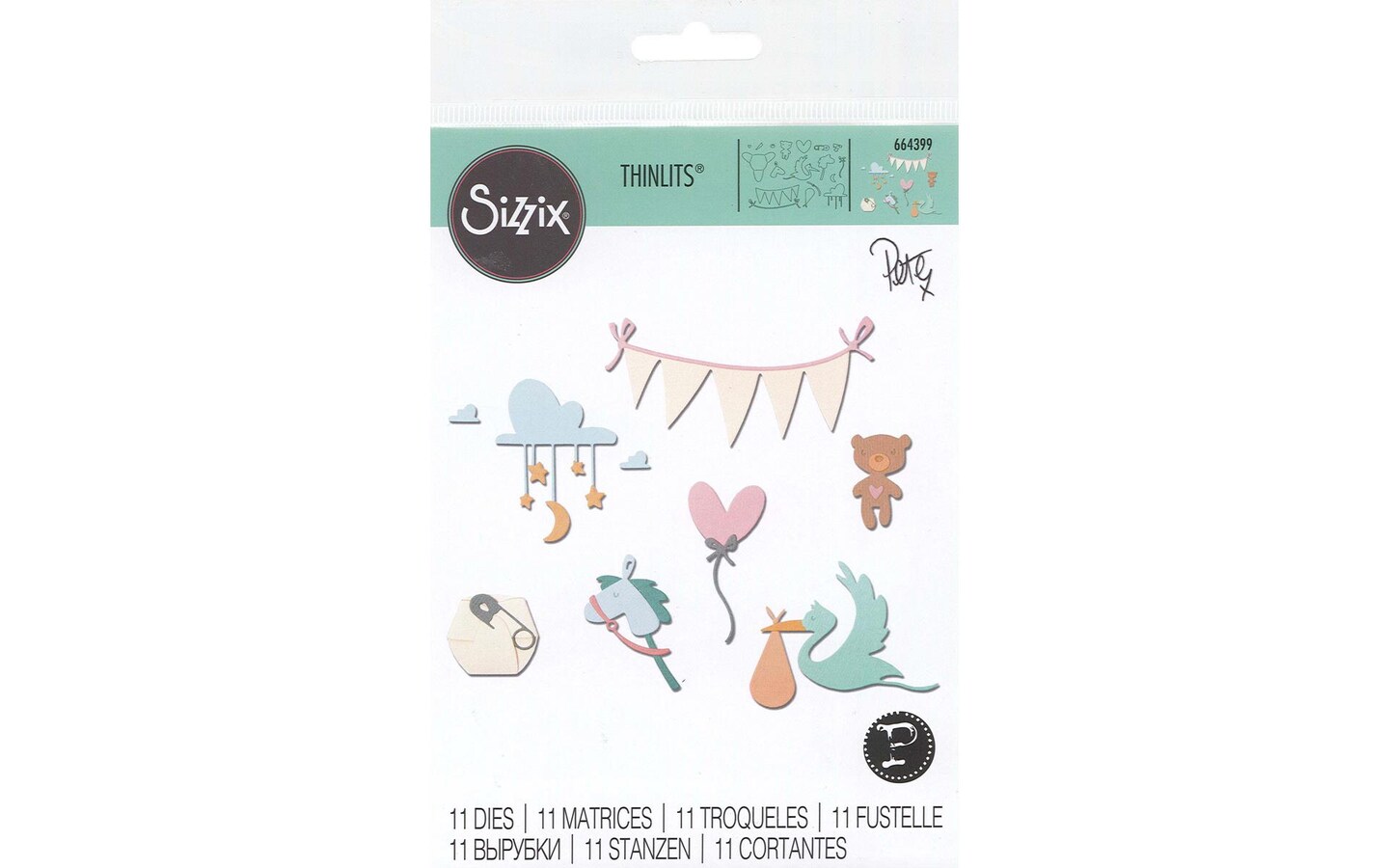 Sizzix PHughes Thinlits DieLullaby | Michaels