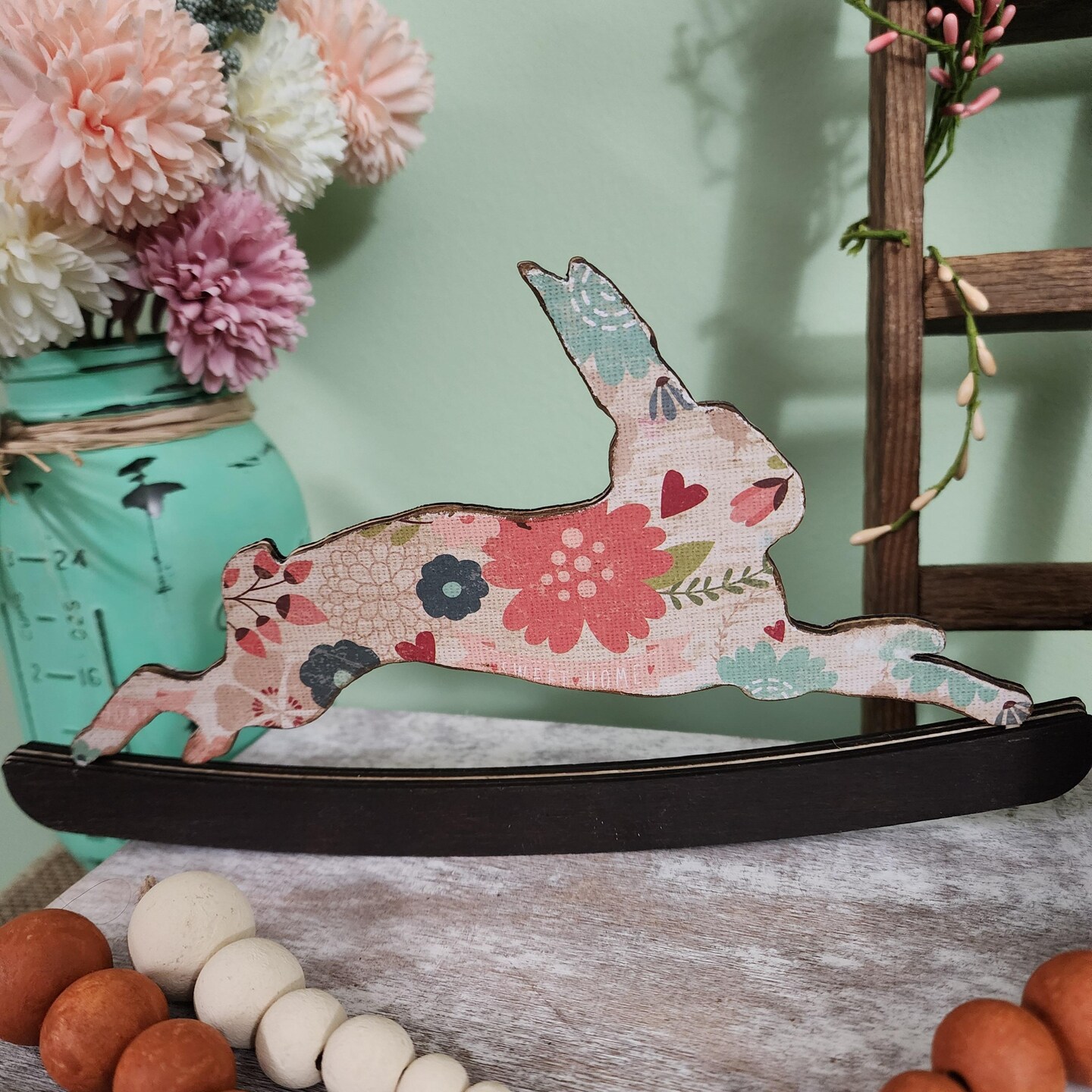 Rocking Bunny SVG, DIY Easter. Primitive farmhouse easter, holiday SVG ...