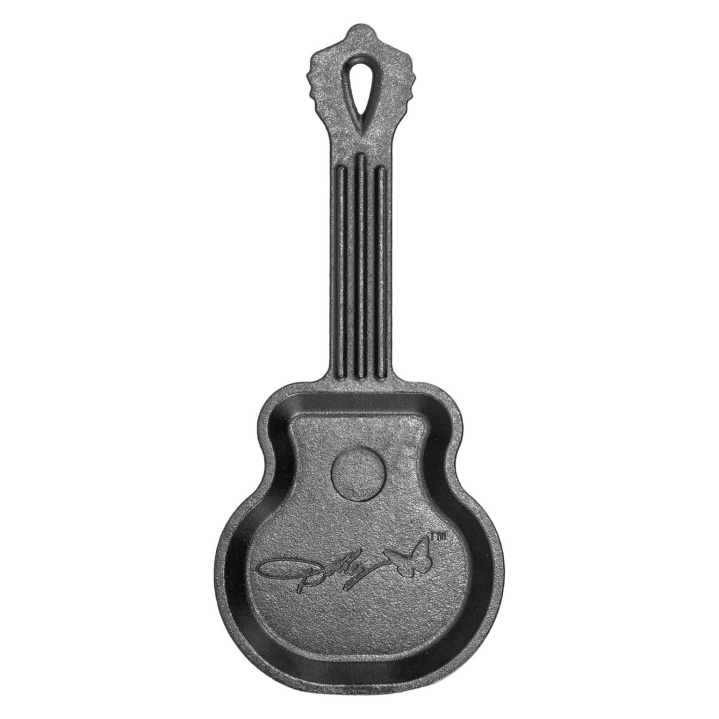 Lodge Cast Iron Mini Skillet, Dolly Parton Rockstar Guitar Shape Design ...