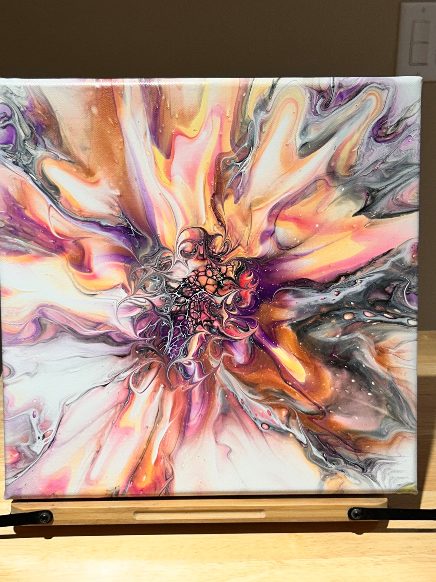 Bloomin Awesome, acrylic bloom pour art | MakerPlace by Michaels