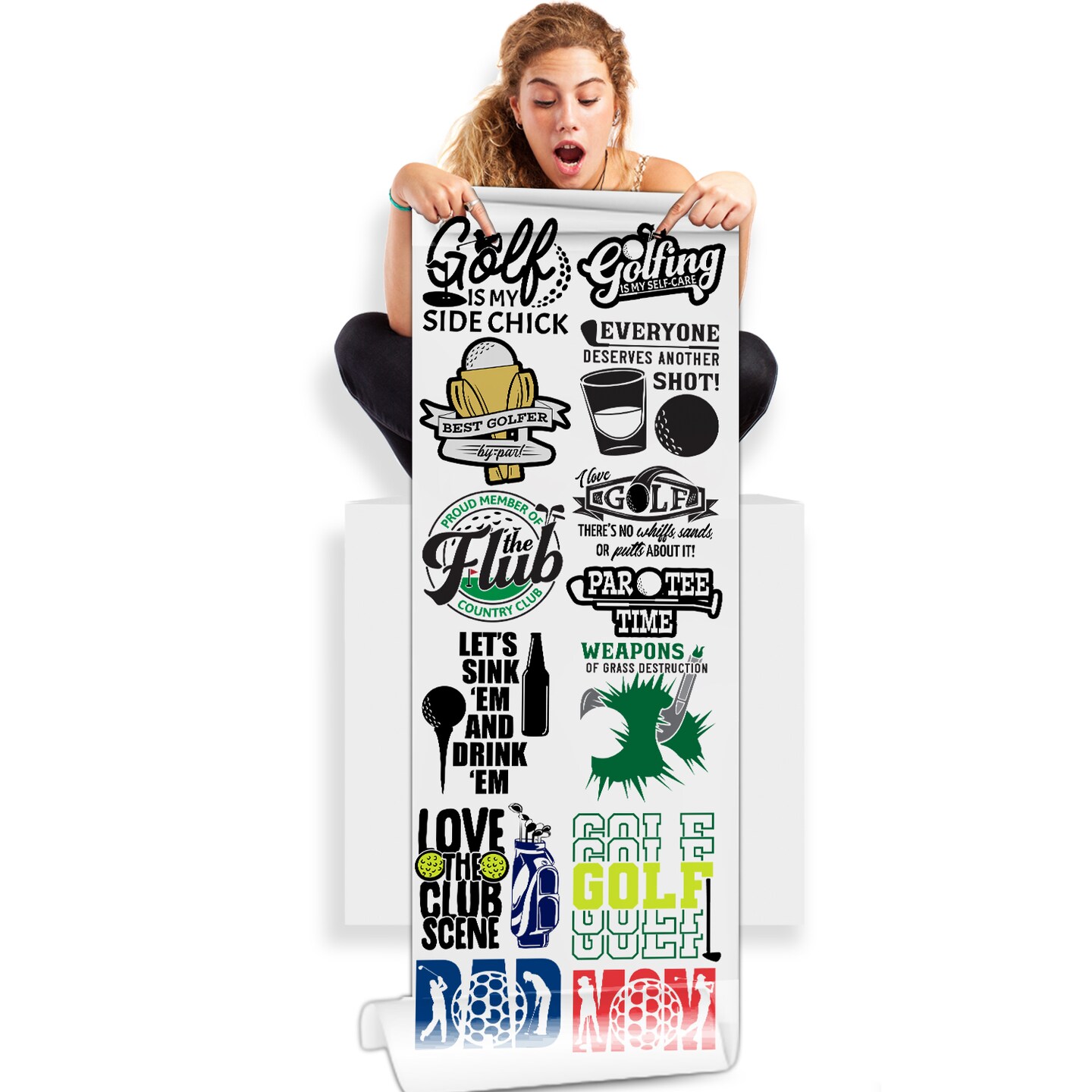 Love Golf DTF Transfer Gang Sheets - 22x60 Direct-to-Film | Michaels