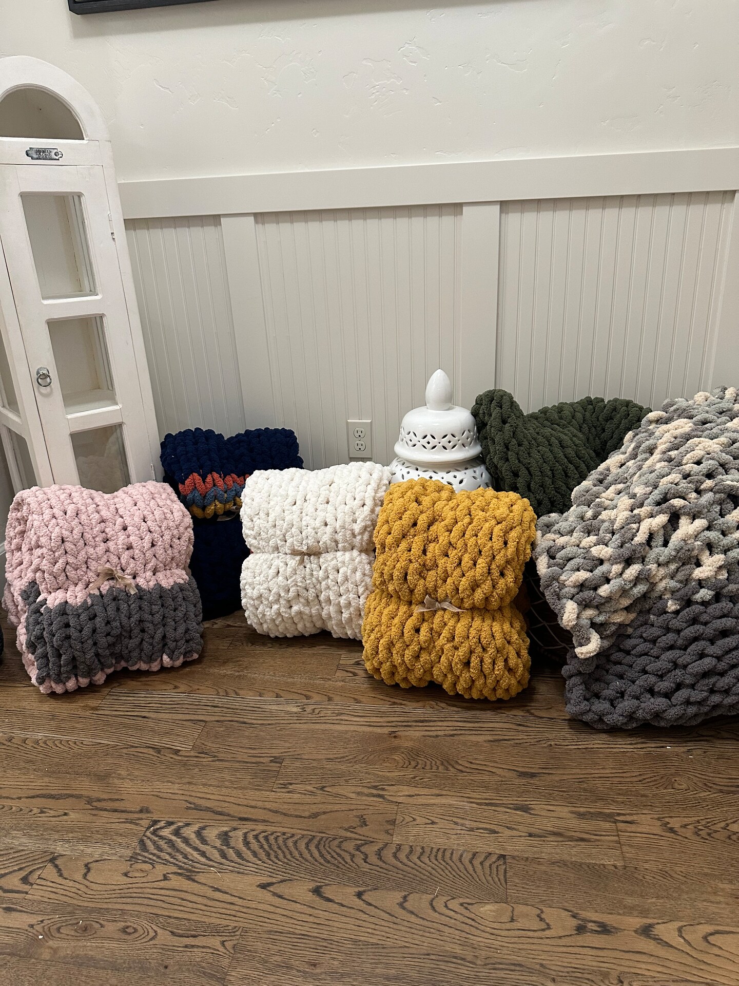 Customized Handcrafted Chunky Knit Blanket | MakerPlace by Michaels