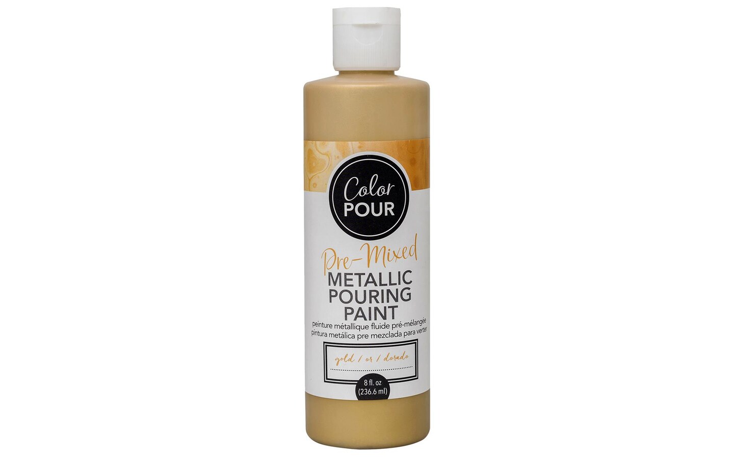 AMC Color Pour PM Paint 8oz Gold | Michaels