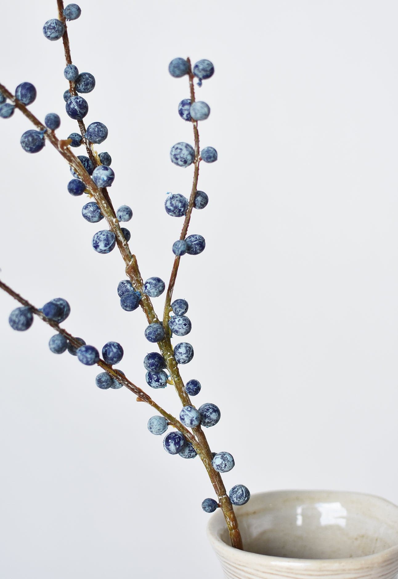 28" Faux Blue Berry Stem | Michaels