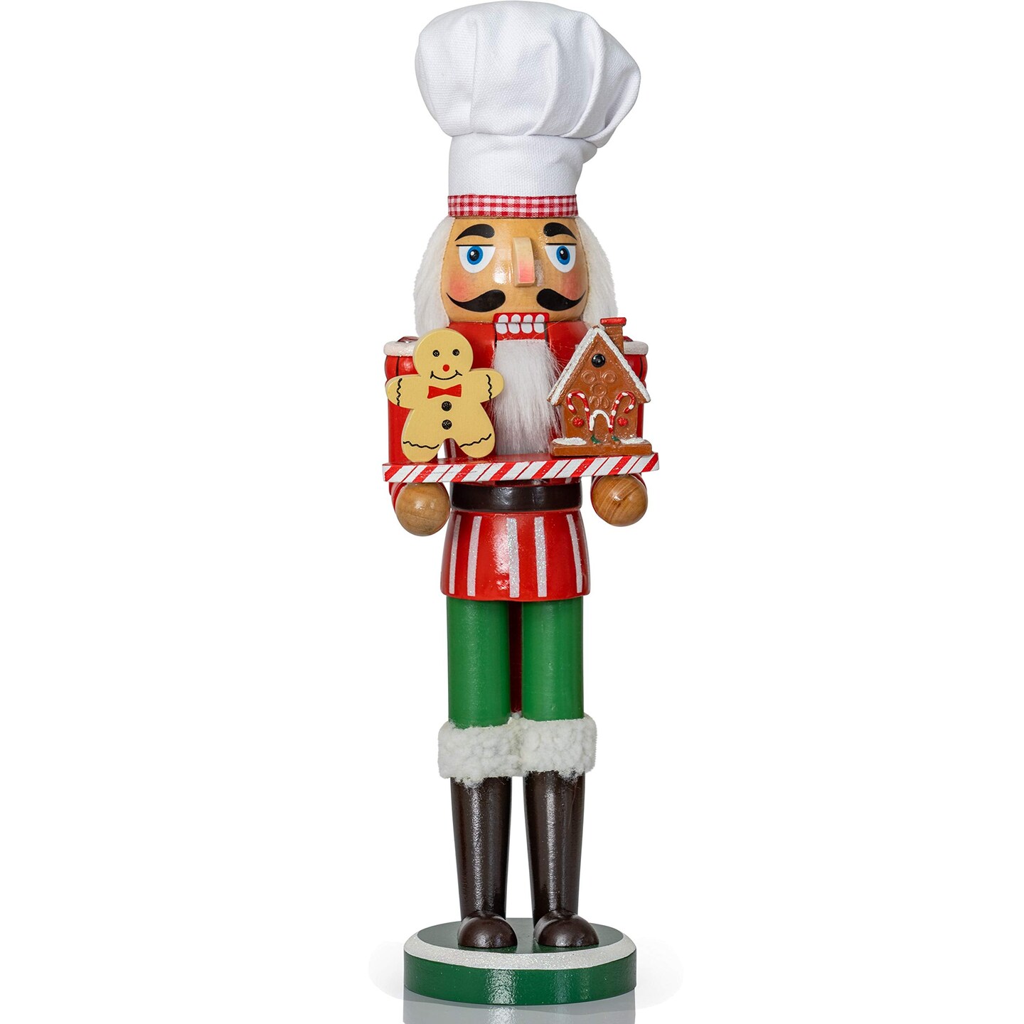 Ornativity Christmas Chef Nutcracker Figure – Wooden Chef Hat ...
