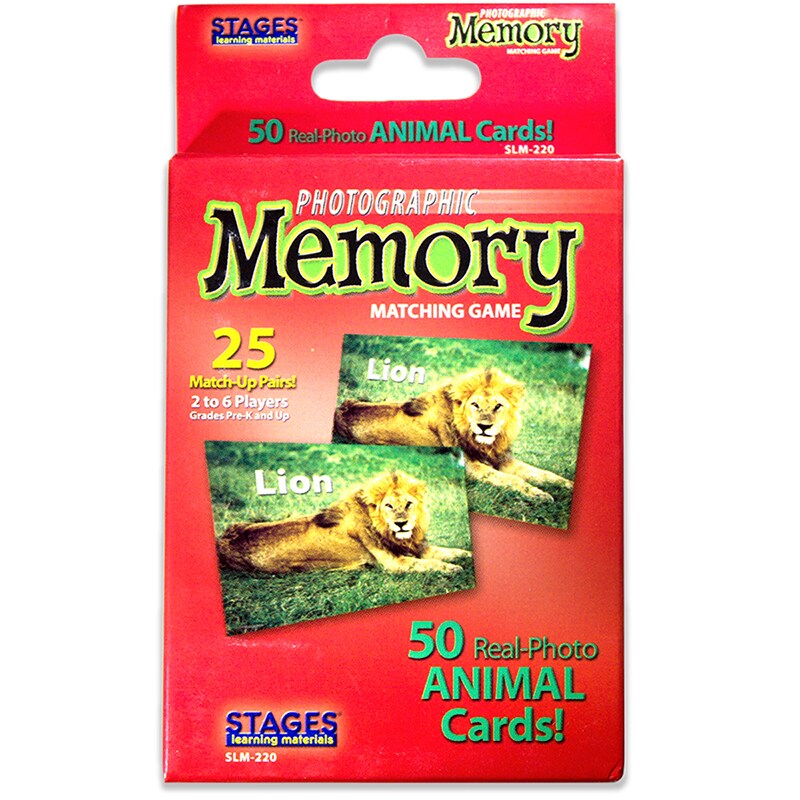 Photographic Memory Matching Game, Animals | Michaels