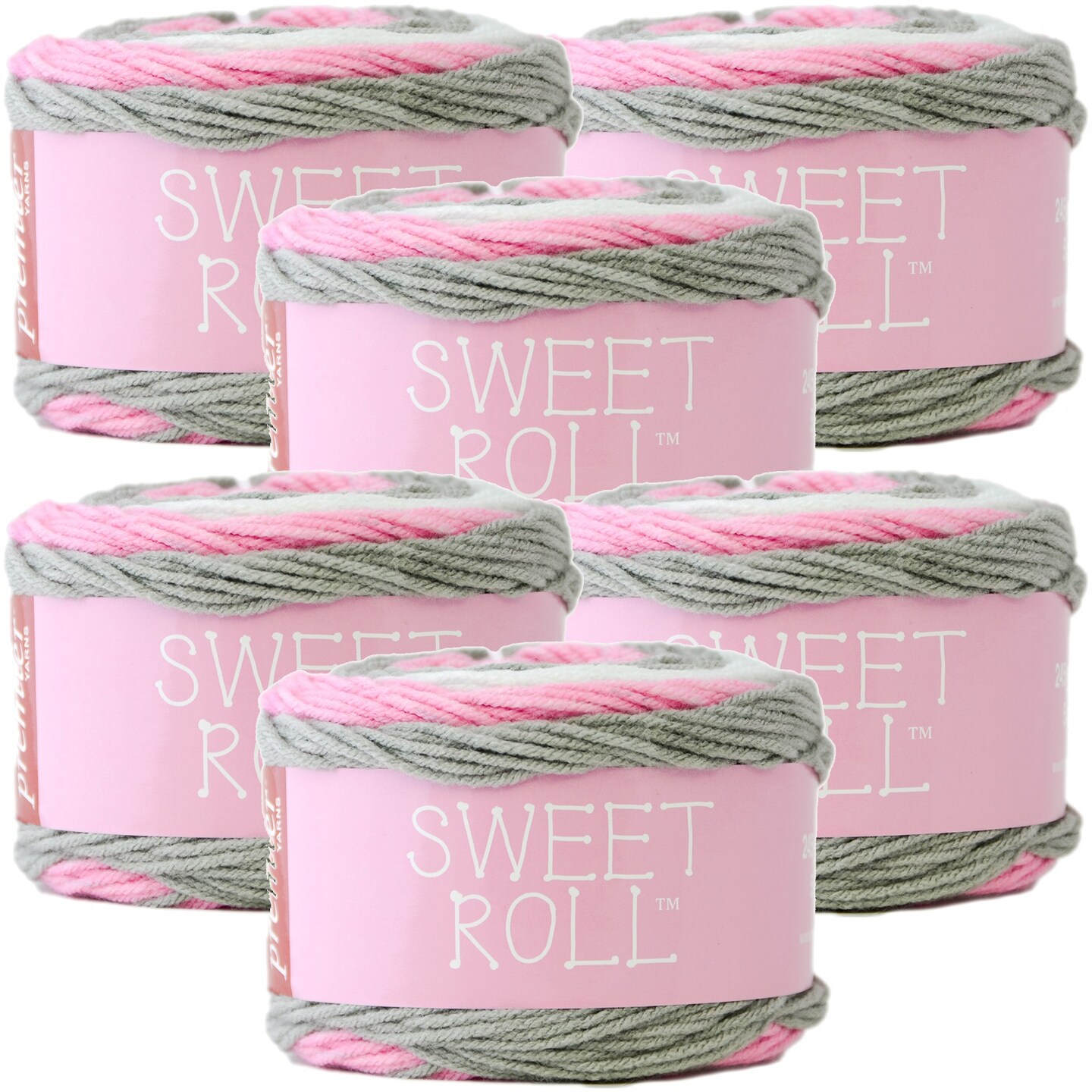 Multipack of 6 - Premier Yarns Sweet Roll Yarn-Bubble Pop | Michaels