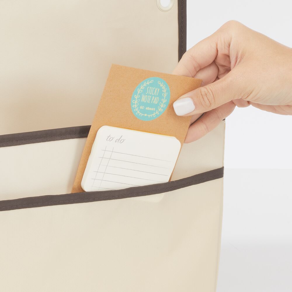 mDesign Hanging Office Cubicle Storage Organizer, 2 Pocket | Office ...
