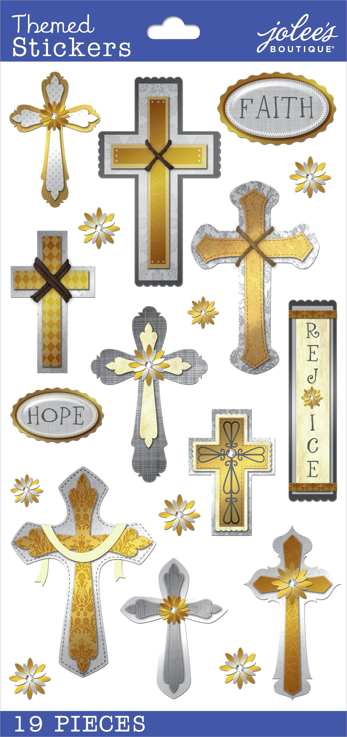 Jolee's Boutique Themed Stickers-Faith Hope Rejoice | Michaels