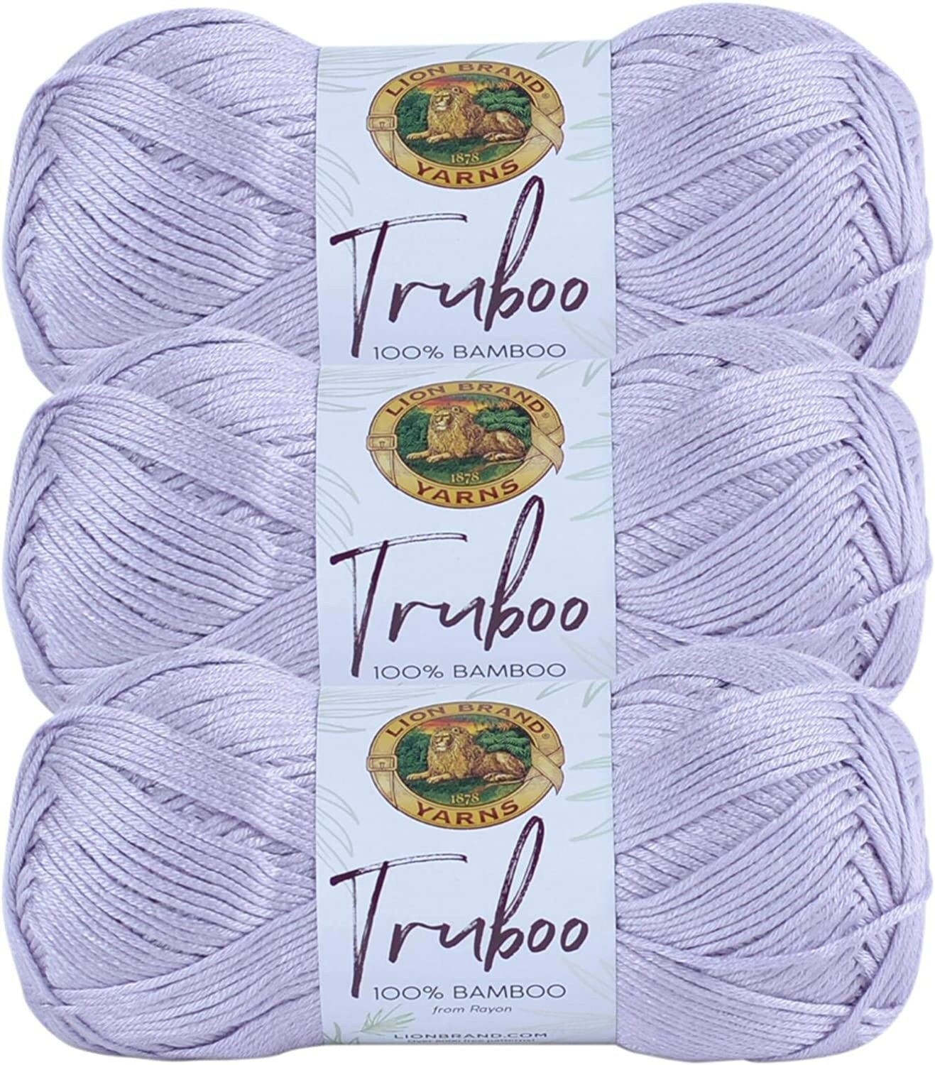 (Pack of 3) Lion Brand Truboo Yarn-Mauve | Michaels
