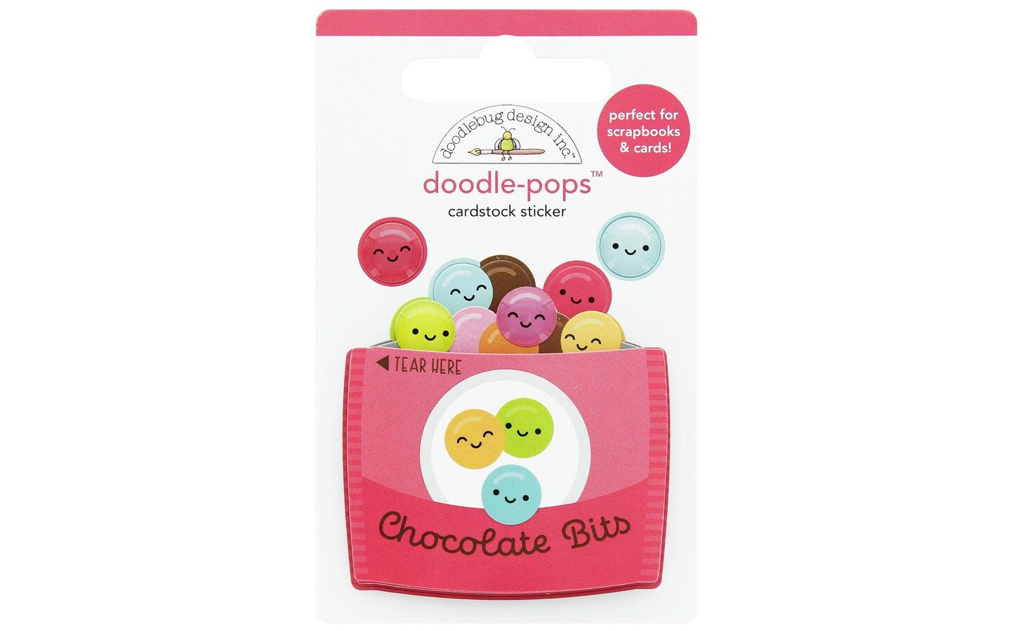 Doodlebug Cute & Crafty Doodle Pops Chocolate Bits | Michaels