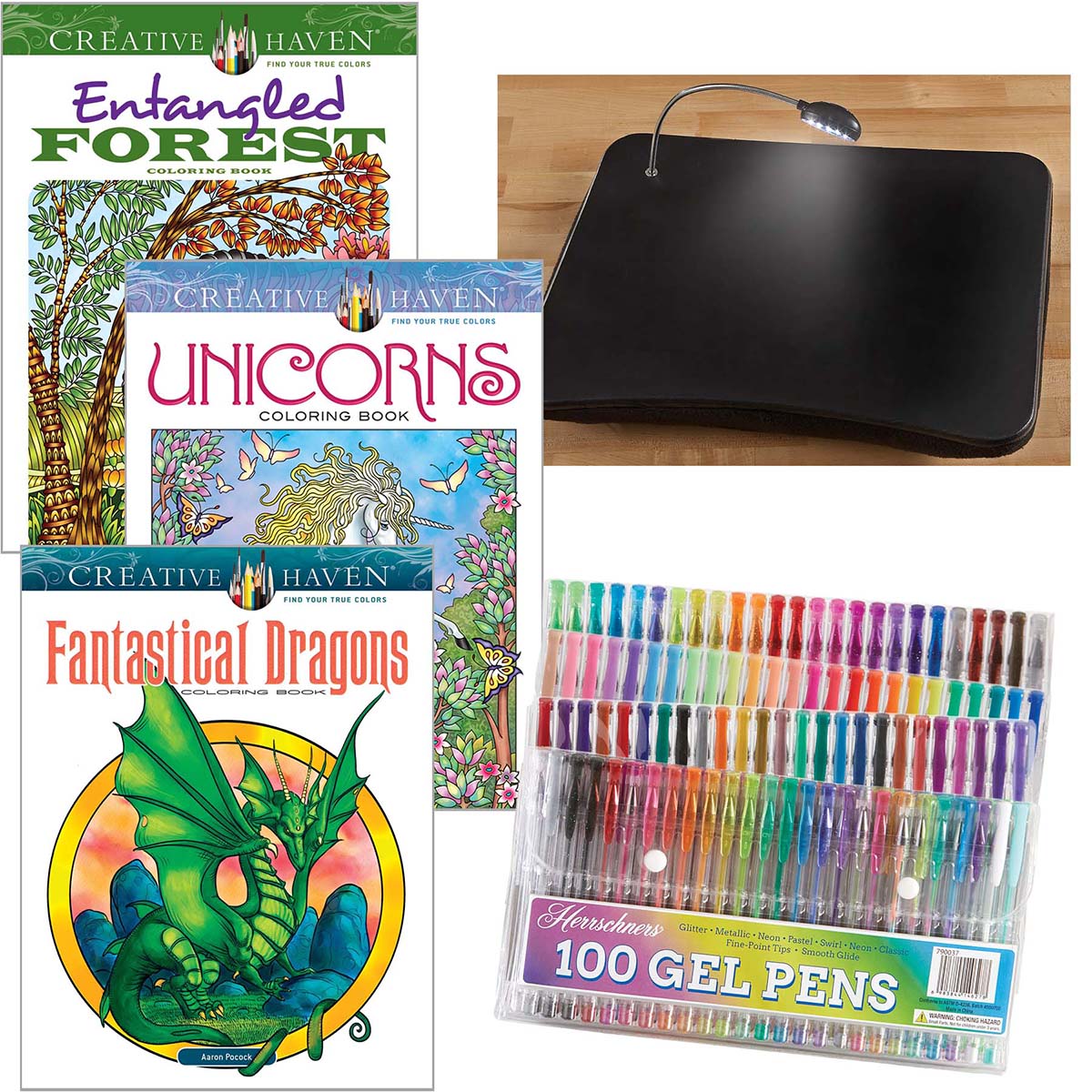 Dover Mystical Creatures Coloring Essentials Bundle Coloring Book ...