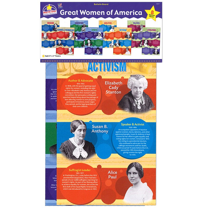 Great Women Of America Bulletin Board Set | Michaels
