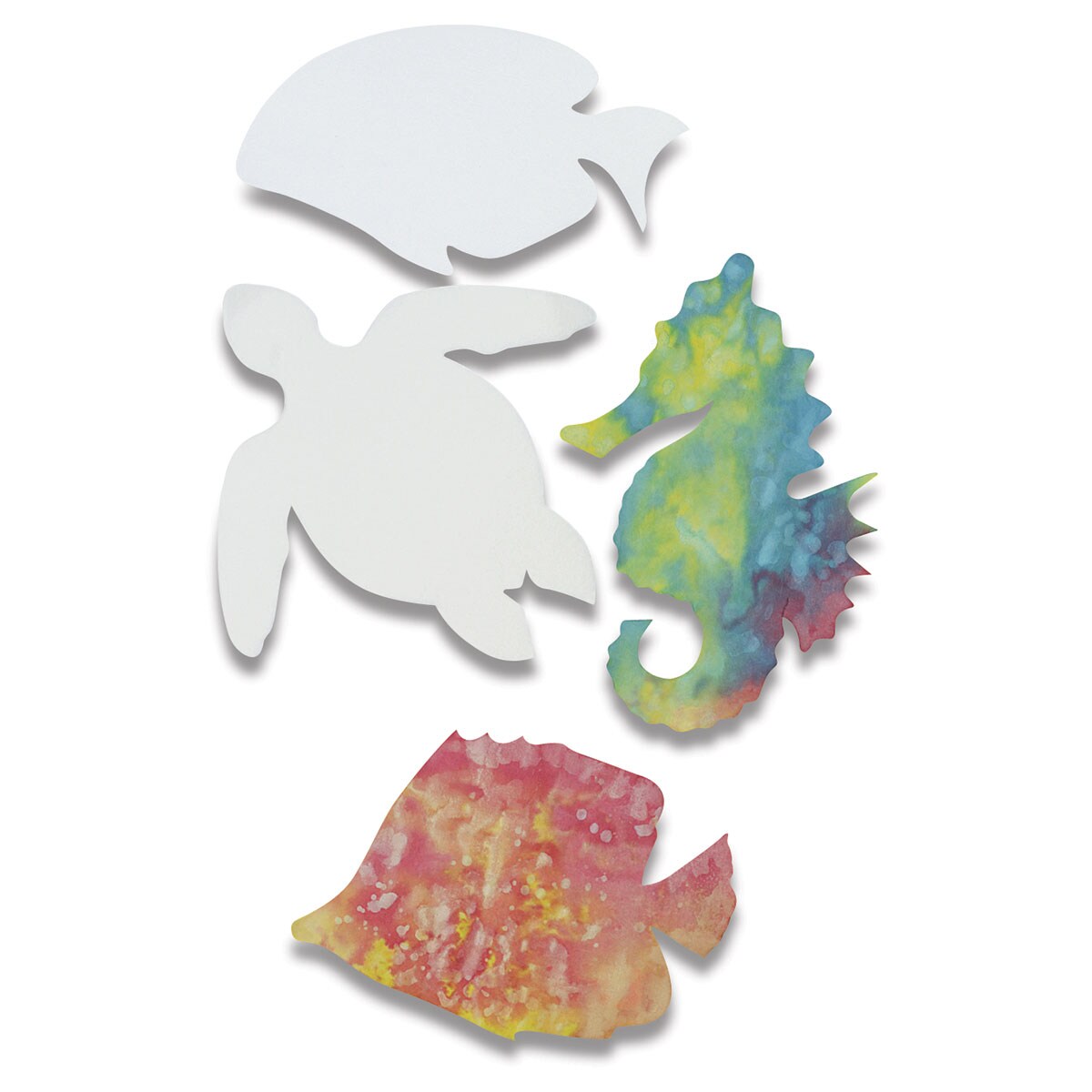 Roylco Color Diffusing Paper Pack - Sealife Shapes, Pkg of 48 | Michaels