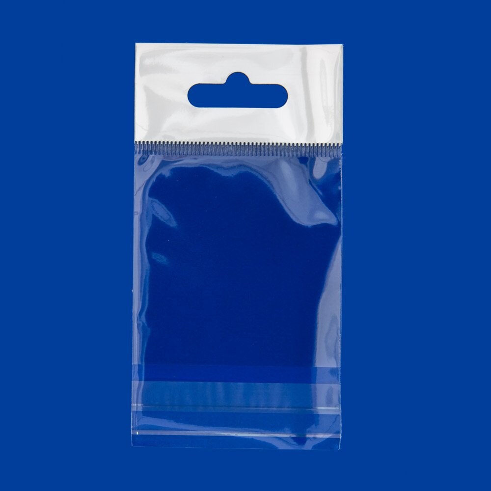 Resealable Polypropylene Bags with Hanging Header 2x2" (Package of 100 ...