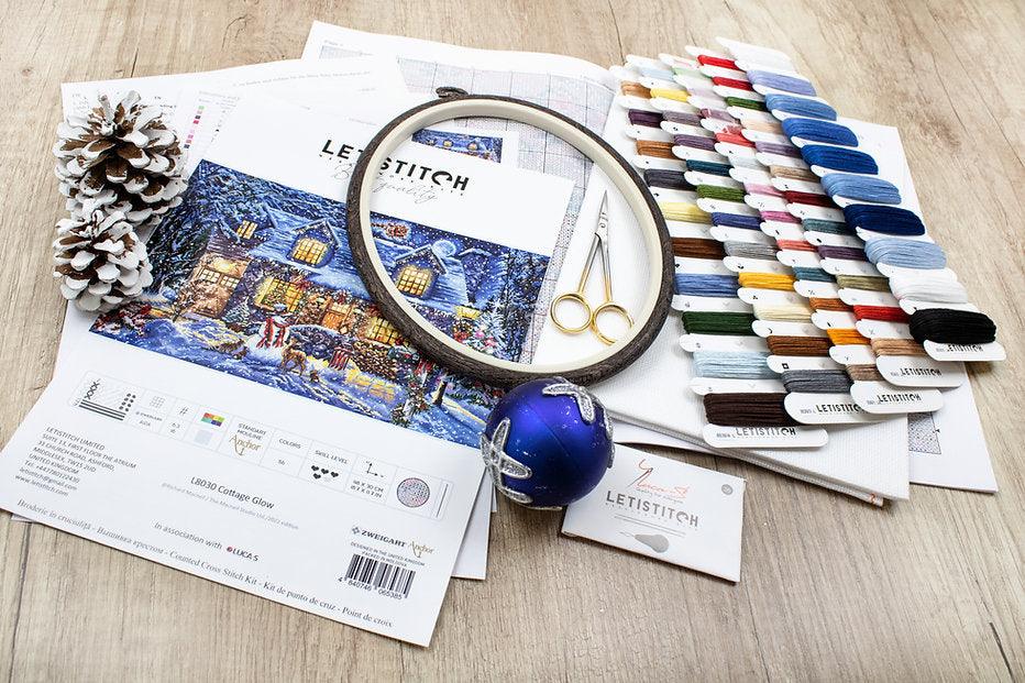 Counted Cross Stitch Kit Cottage Glow L8030 | Cross Stitch | Michaels