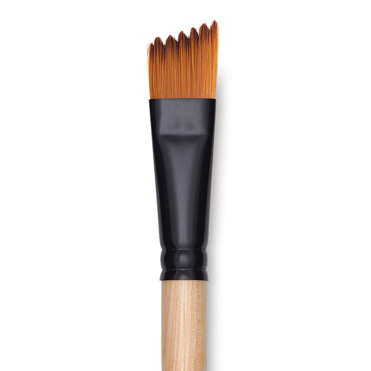 Dynasty Black Gold Brush - Wave Angle, Short Handle, 3/4" | Michaels