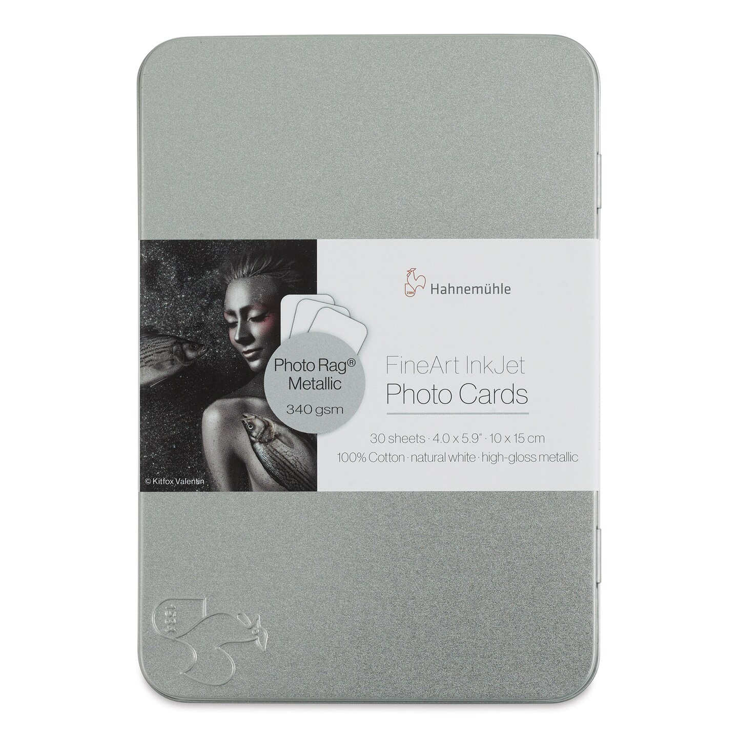 Hahnemühle Photo Rag Metallic Inkjet Photo Cards - 4" x 6", Pkg of 30 ...