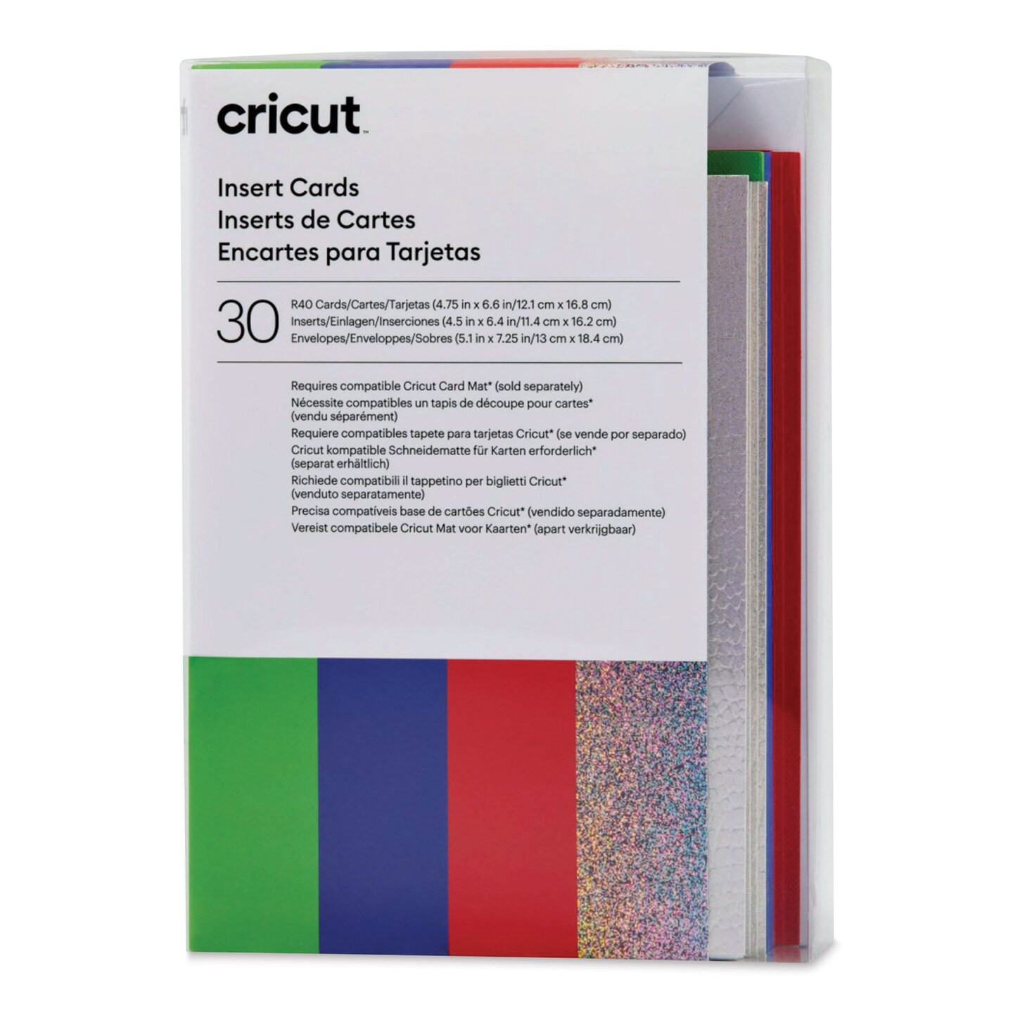 Cricut Cards, Inserts, and Envelopes - Rainbow Scales, Pkg of 30 | Michaels