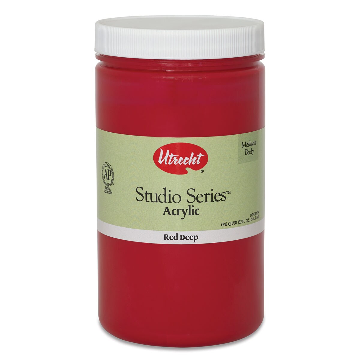 Utrecht Studio Series Acrylic Paint - Red Deep, Quart | Michaels