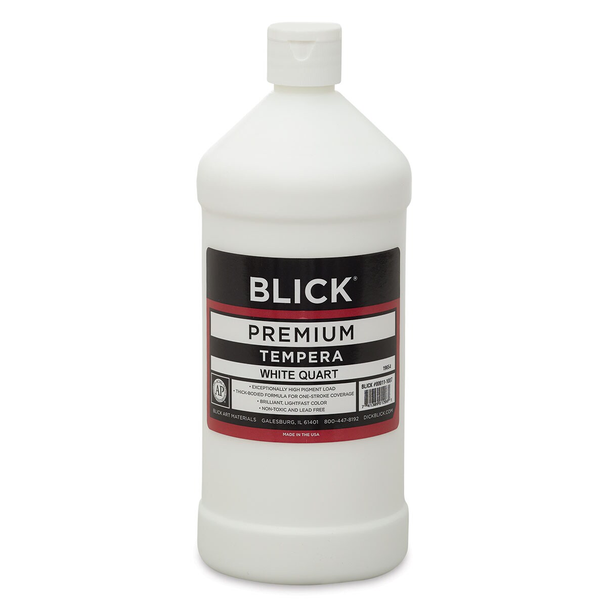 Blick Premium Grade Tempera - White, Quart | Michaels